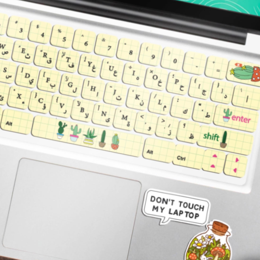 cactus keyboard sticker – dotgallery